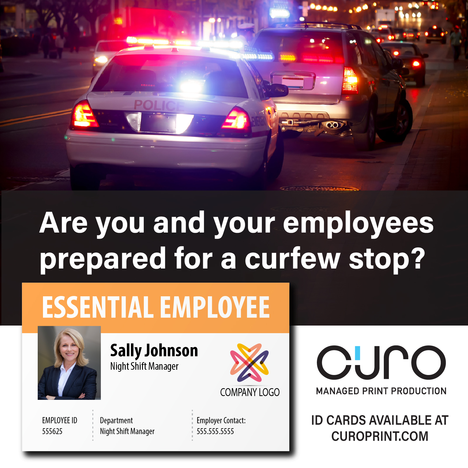 Essential Employee ID Cards - CuroPrint